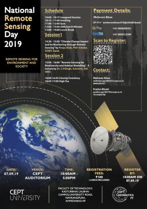 National Remote Sensing Day - Event - CEPT