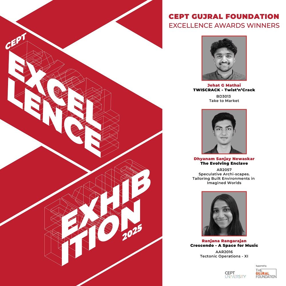 CEPT Gujral Foundation Excellence Awards 2025 Winners - CEPT University ...