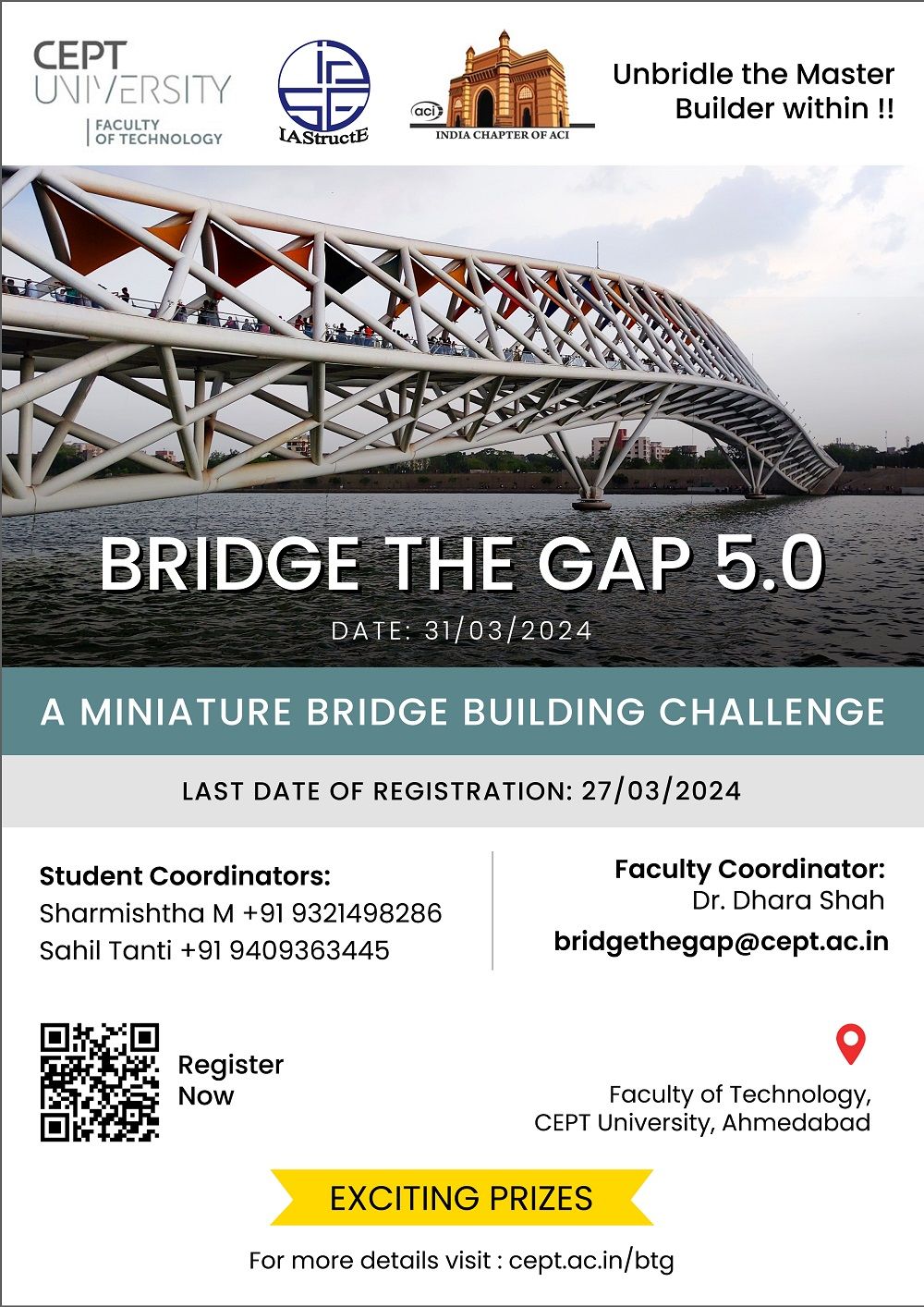 Bridge The Gap 5.0 – Bridge Making Competition - Faculty of Technology ...