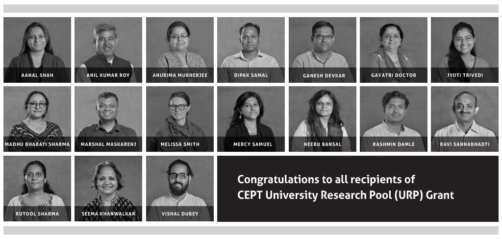 CEPT University Research Pool (URP) Grant Recipients Announced - CEPT ...