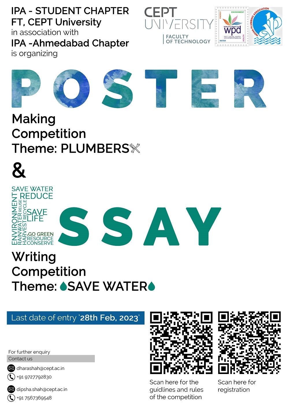 World Plumbing Day 2023 - Poster and Essay Competition - Faculty of ...
