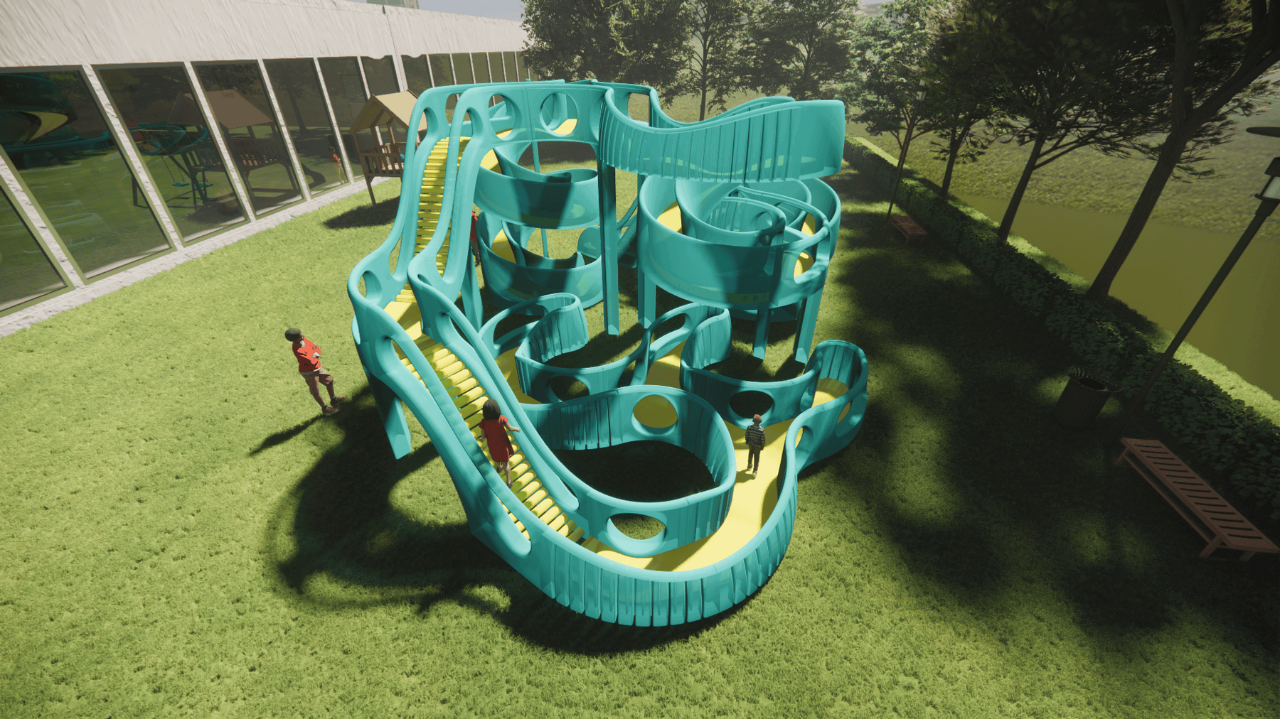 HexHive - A Modular Maze Design for Kids - CEPT University